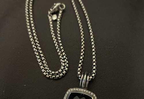 Подвеска David Yurman (оникс и бриллианты)