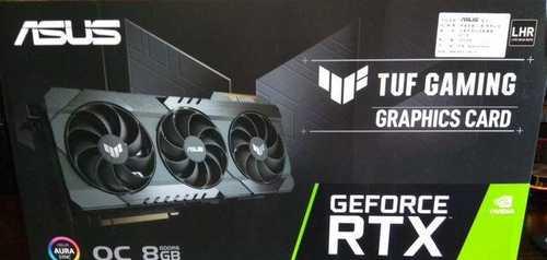 Видеокарта asus GeForce RTX 3060 Ti TUF Gaming OC