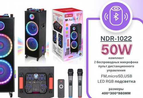 Блютуз-колонка NDR-1022, 50Вт