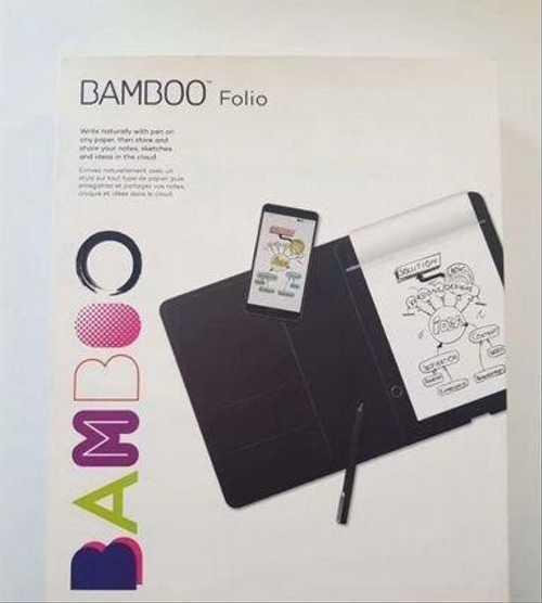 Блокнот-планшет для рисования bamboo Folio s