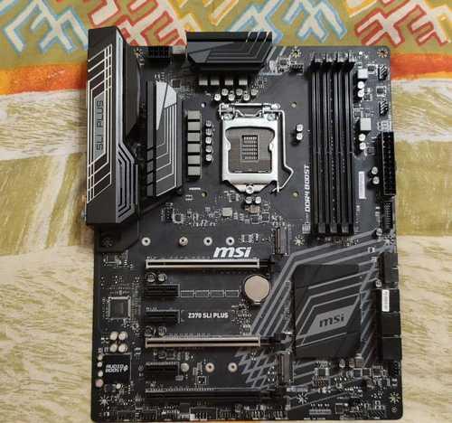 Материнская Плата MSI Z370 SLI plus