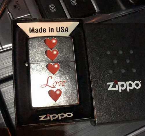 Зажигалка бензиновая zippo оригинал 100%