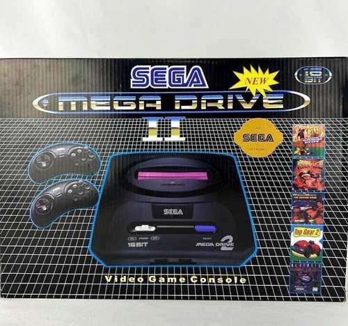 Культовая игровая приставка Sega Mega Drive 2 16 b