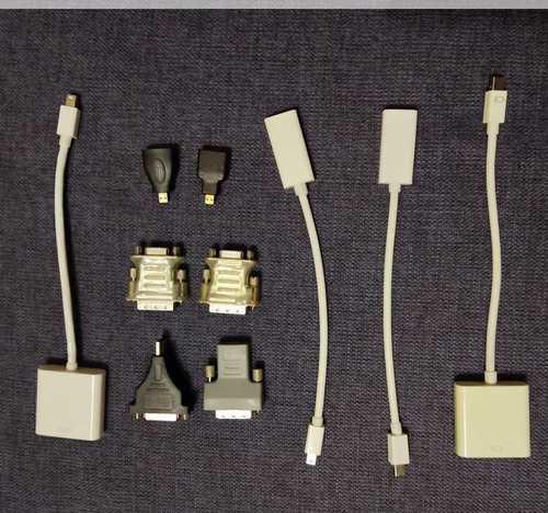 Видео переходники miniDp hdmi и другие