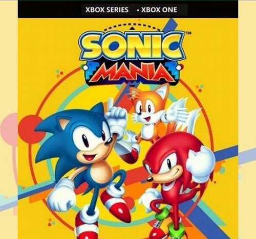 Sonic mania Xbox ONE / series XS Ключ