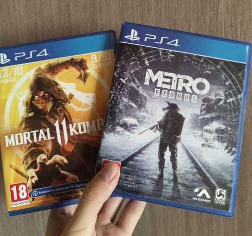 Диск на ps4 Metro exodus