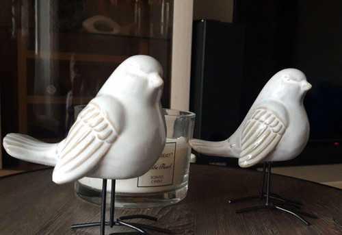 Фарфоровые статуэтки птиц