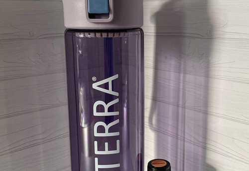 Новая фиолетовая бутылка для воды Doterra