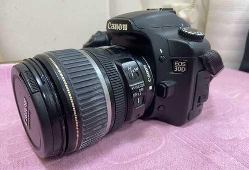 Зеркальный фотоаппарат canon 30D kit 17-85