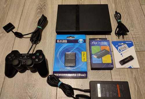 Sony PS2 digital + hdmi + 1000 игр на флешке