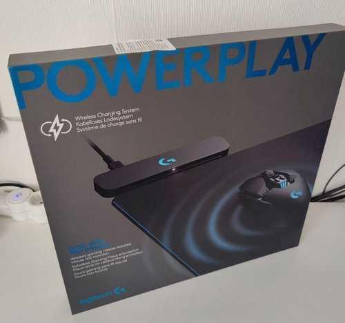 Коврик Logitech Powerplay Wireless Charging черный