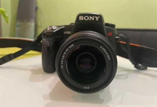 Зеркальный фотоаппарат sony alfa 580