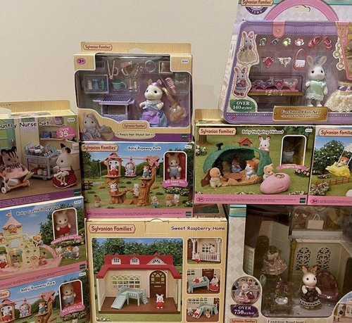 Sylvanian families набор замок, медсестра, домик