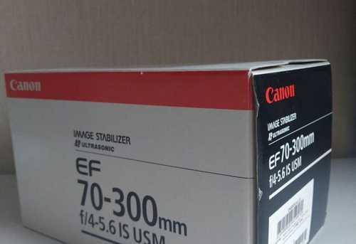 Объектив Canon EF 70 300mm f/4-5.6 IS USM