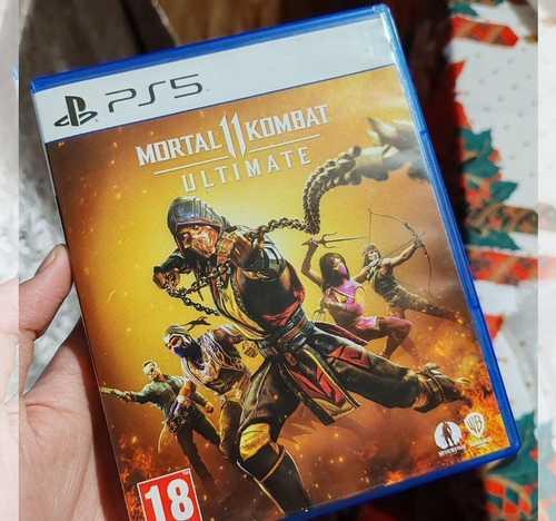 Диск на ps5 Mortal kombat 11