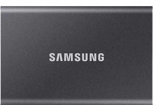 Внешний SSD Samsung T7, USB 3.2, 500 гб, серый