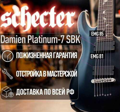 Schecter Damien Platinum-7 SBK (Корея)