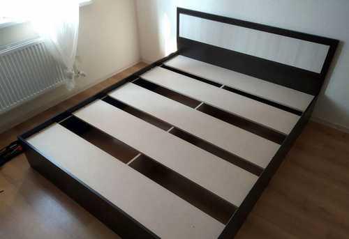 Кровать Фиеста (Камелия) 1,4 м венге/дуб атланта