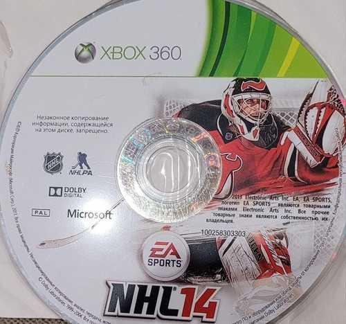 NHL 14 Xbox 360 без родной коробки