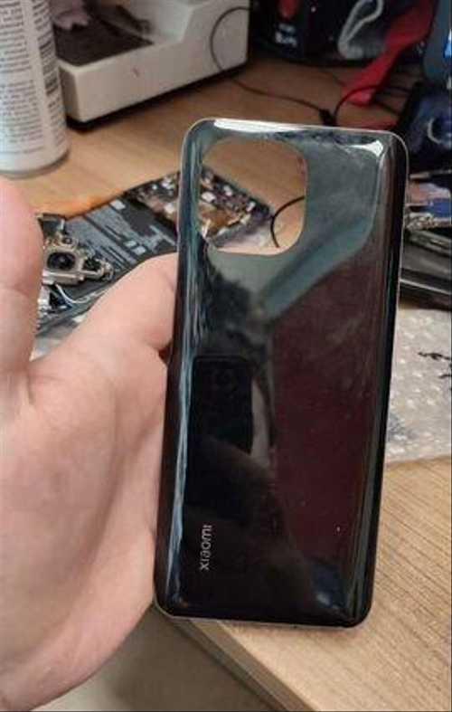 Задняя крышка (чёрная) Xiaomi mi 11
