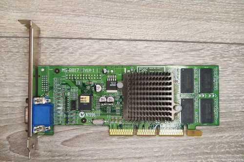 Видеокарта Micro-Star MS-8817 GeForce2 MX AGP 32Mb