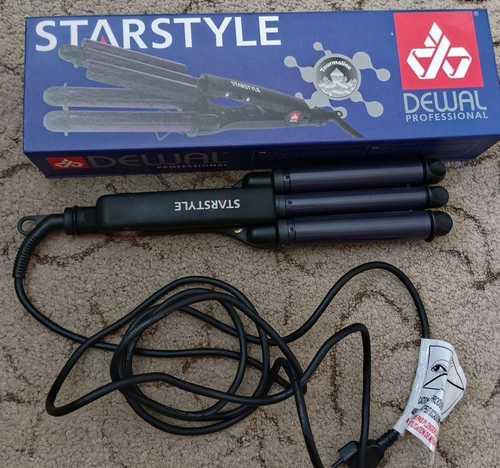 Тройная плойка dewal starstyle