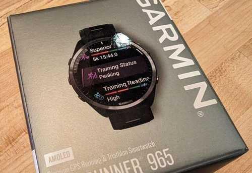 Часы Garmin Forerunner 965 Black