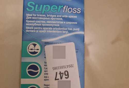 Зубная нить oral-b, superfloss