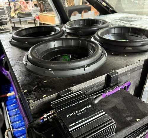 Сабвуферы deaf bonce 3515r 1 1 Ом 4шт