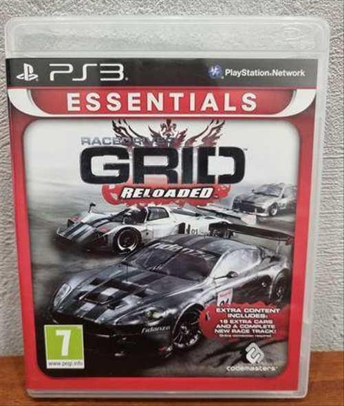 Игра для ps3 racerdriver grid Reloaded