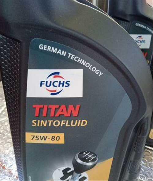 Трансм масло Fuchs titan sintofluid 75W-80 1 л