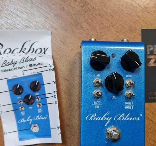Гитарная педаль rockbox Baby Blues Distortion/Boos