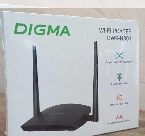 Wi-Fi роутер Digma DWR-N301