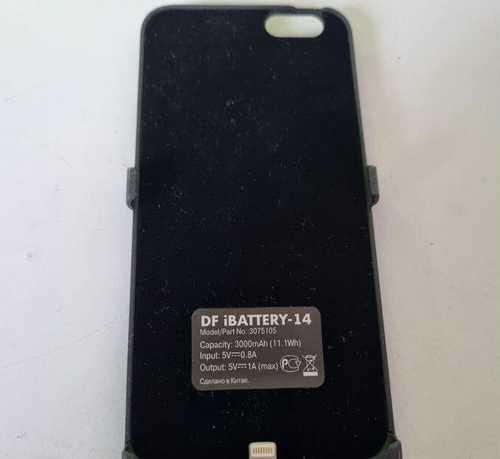 Чехол-аккумулятор для iPhone 6 (DF iBattery-14)