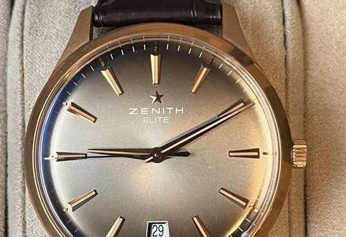 Золотые Швейцарские часы Zenith Elite Captain