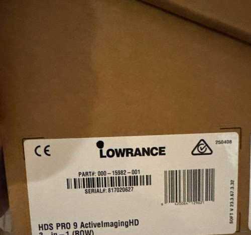 Эхолот Lowrance HDS Pro 9 с датчиком HD 3в1