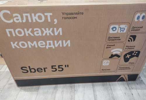 Умный телевизор Sber 4K UHD 55"