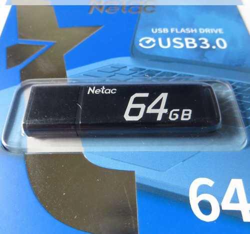 Флешка USB 3.0 Netac 64гб новая