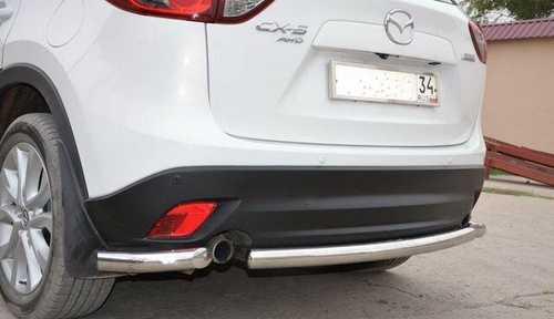 Защита задняя центральная 60 мм Mazda CX-5 2013