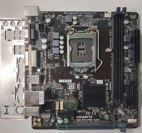 Socket LGA 1151 v1 Gigabyte GA-H110M-S2V (DDR4)