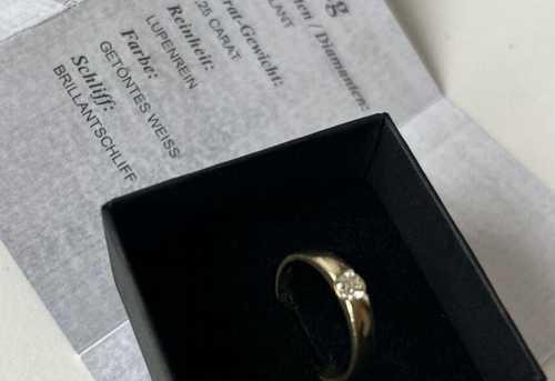 Кольцо с брилльянтом размер 56 сертификат