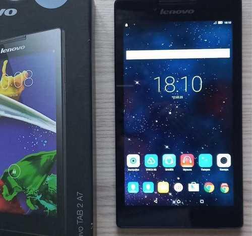 Планшет Lenovo TAB 2 A7-30DC Black 8 Gb