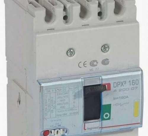 Выключатель автоматический 3п 160А DPX3