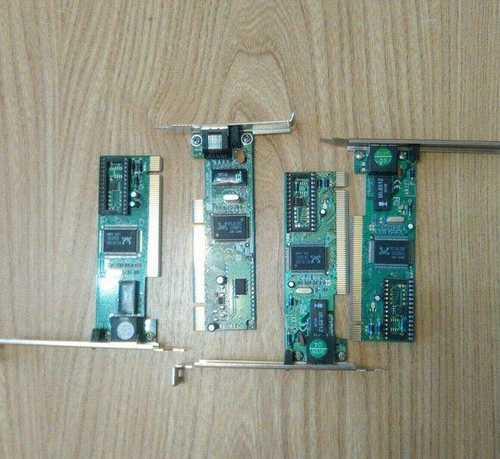 Сетевые карты PCI 100Mbs, кабели WakeOnLan, ROM
