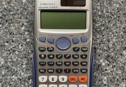Калькулятор Casio fx 991es plus (Серый касио)