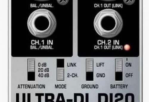 Di-Box Behringer DI 20 ultra-DI