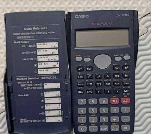 Калькулятор casio fx-350ms