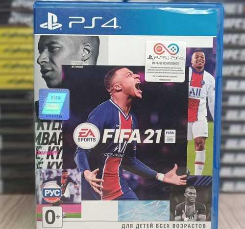 Диск fifa 21 ps4