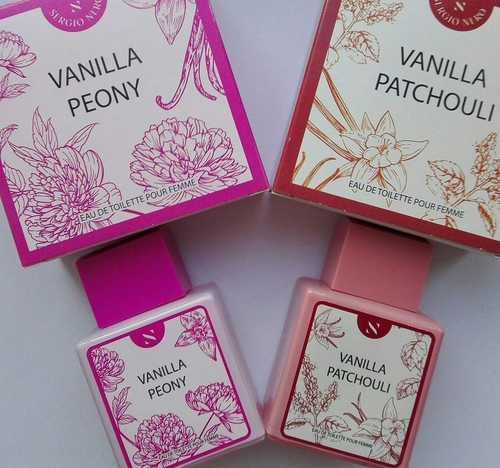 Sergio Nero Vanilla Patchouli и Vanilla Peony