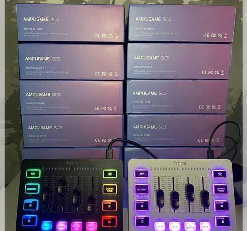 Fifine ampligame sc3 gaming mixer